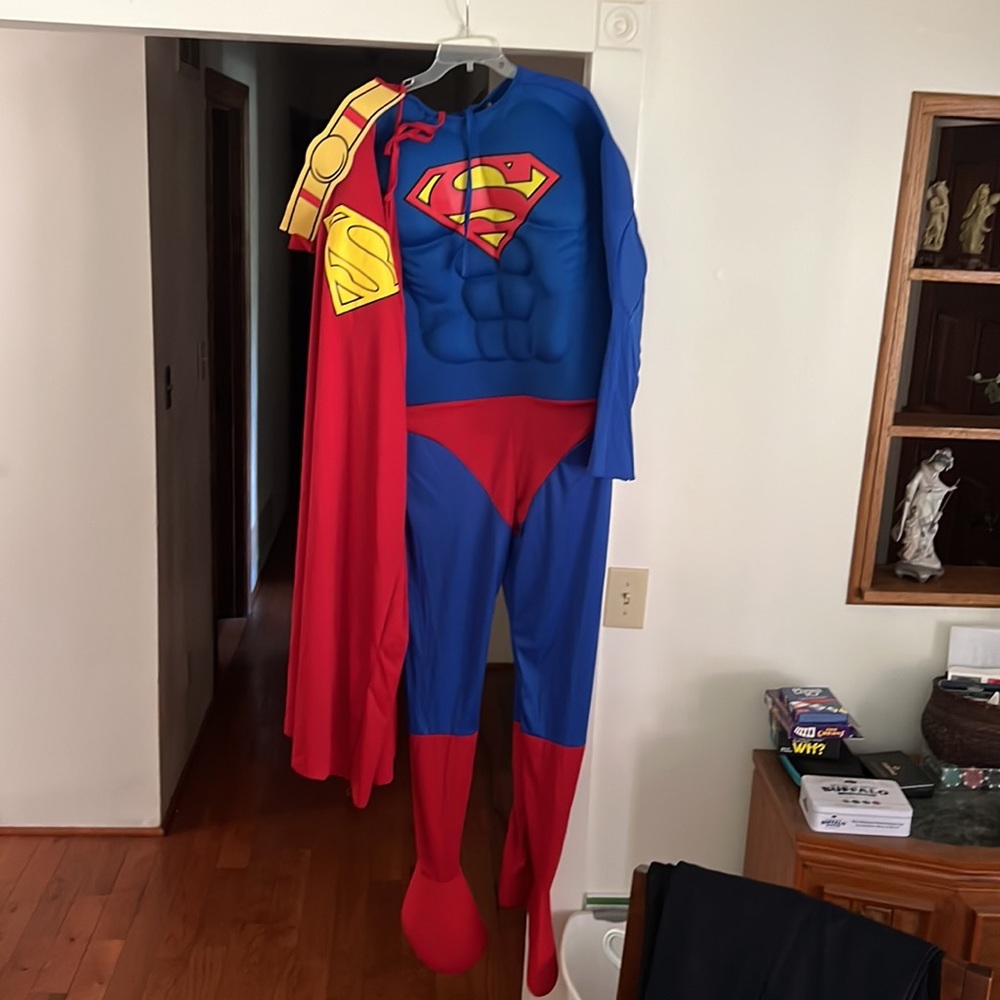 Superman Halloween Costume. Comes With Cape And Belt.… - Gem